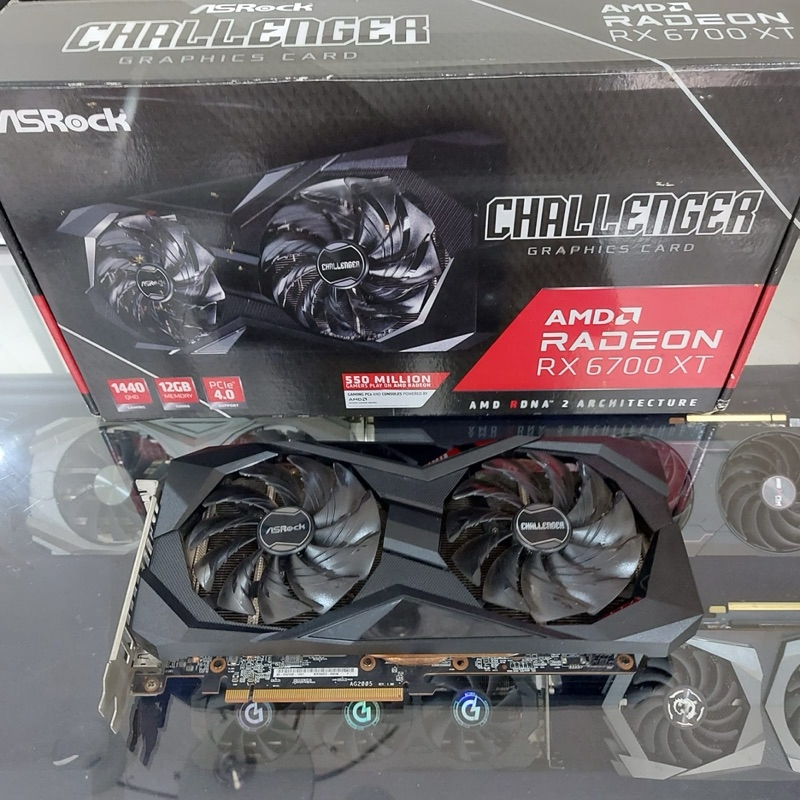 Jual RX 6700XT 12gb Asrock Challenger VGA Mulus Normal Segel Ex Gaming ...