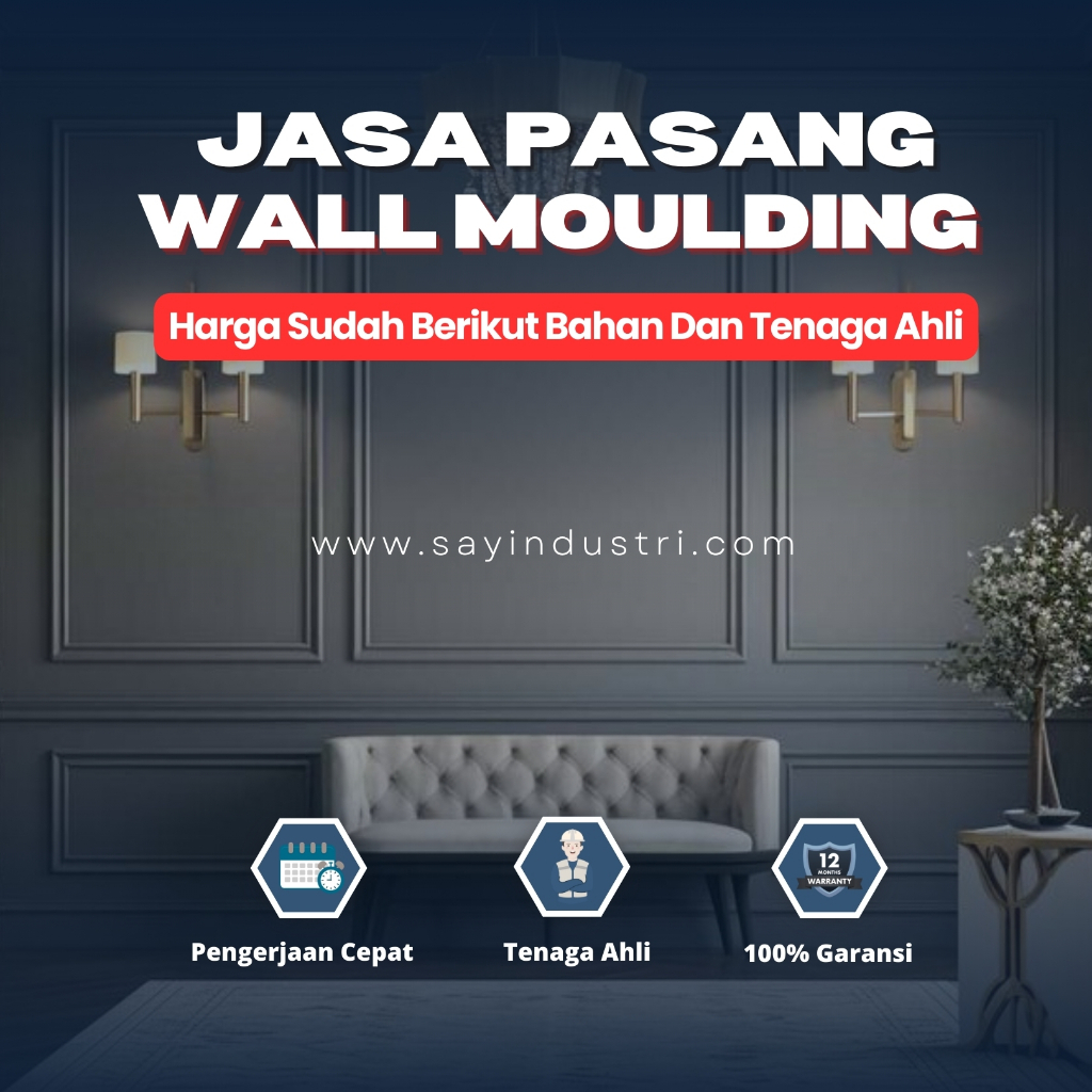 Jual Wall Moulding Dinding Jasa Interior Klasik Modern Rumah Kantor ...