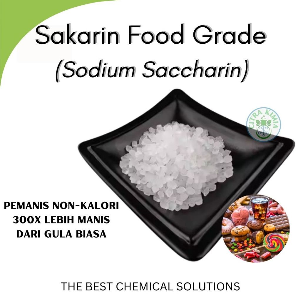 Jual Sodium Saccharin Sweetener Non Kalori 1kg / Sakarin Food Grade Pemanis Lebih Manis dari ...