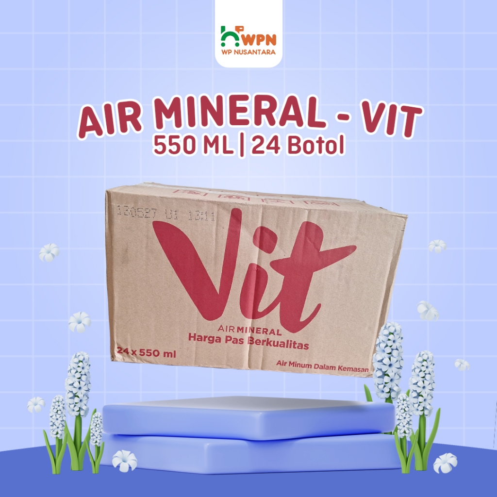 Jual VIT Air Mineral - 550ML x 24 BOTOL / 1 DUS | Shopee Indonesia