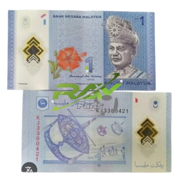 Jual Mata Uang 1 Ringgit Malaysia Polymer Uang Real Asli | Shopee Indonesia
