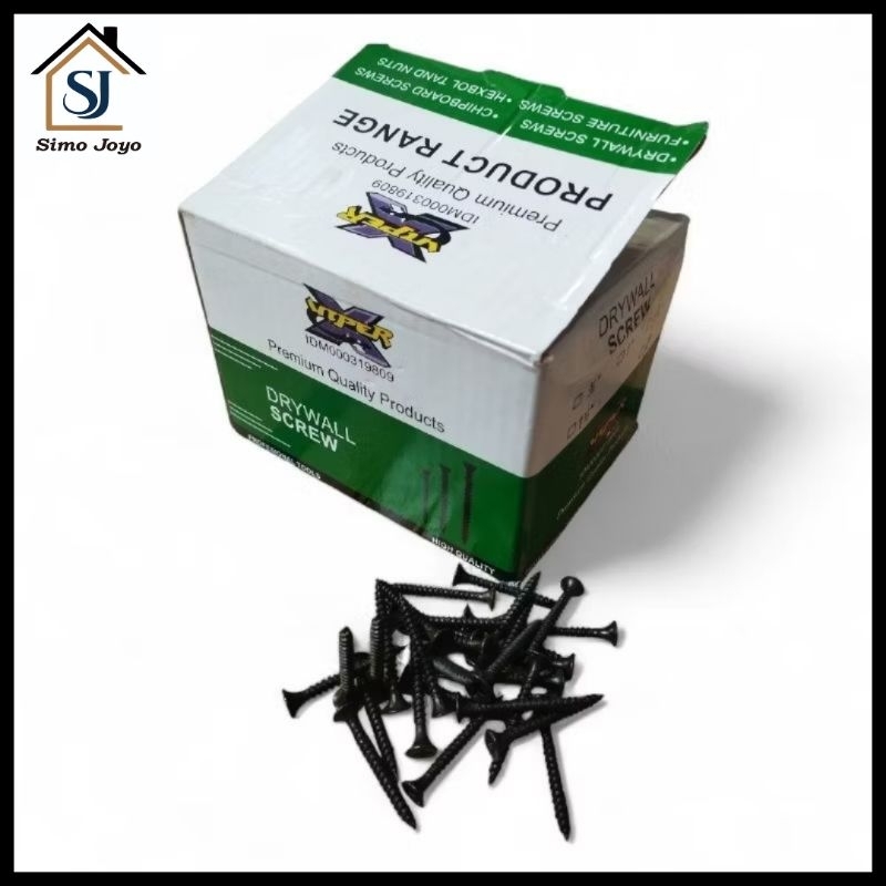 Jual Sekrup VIPER 1 Inch – Hardened Drywall Screw 750gr | Baut Gypsum ...