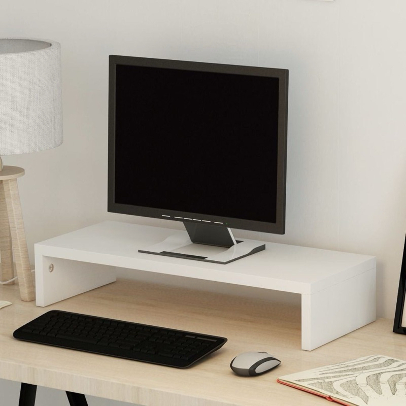 Jual stand monitor panjang 60 cm lebar 25 cm Tinggi 10 cm / Meja laptop ...