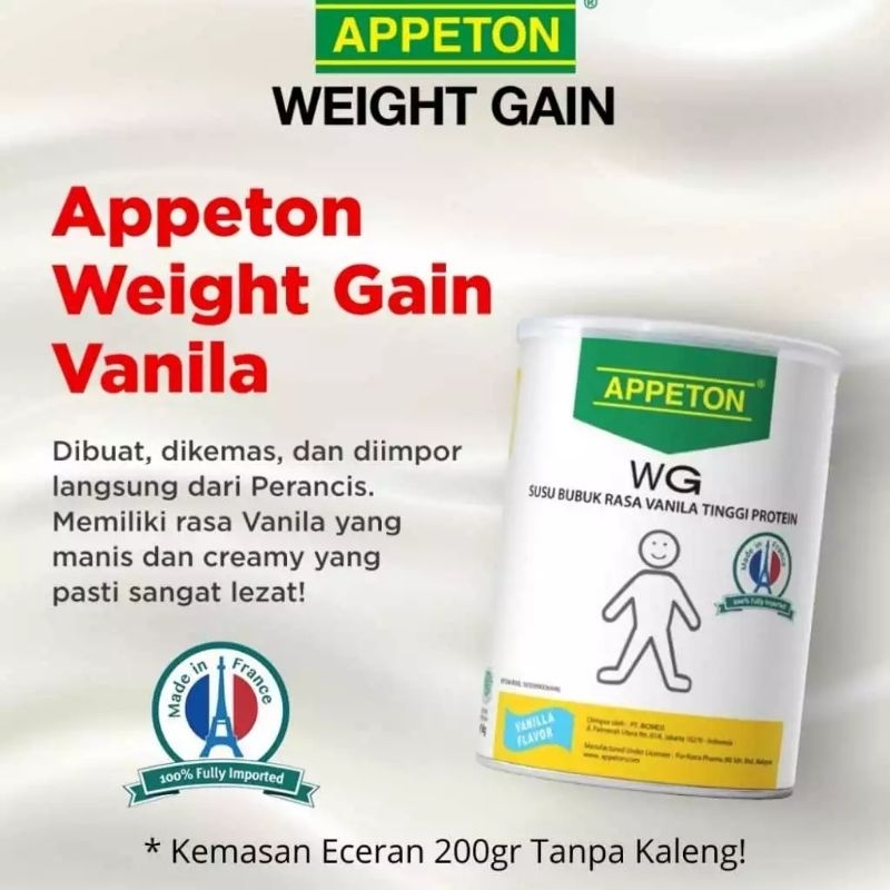 Jual LEBIH HEMAT !!SUSU APPETON WEIGTH GAIN || PENAMBAH BERAT BADAN ...