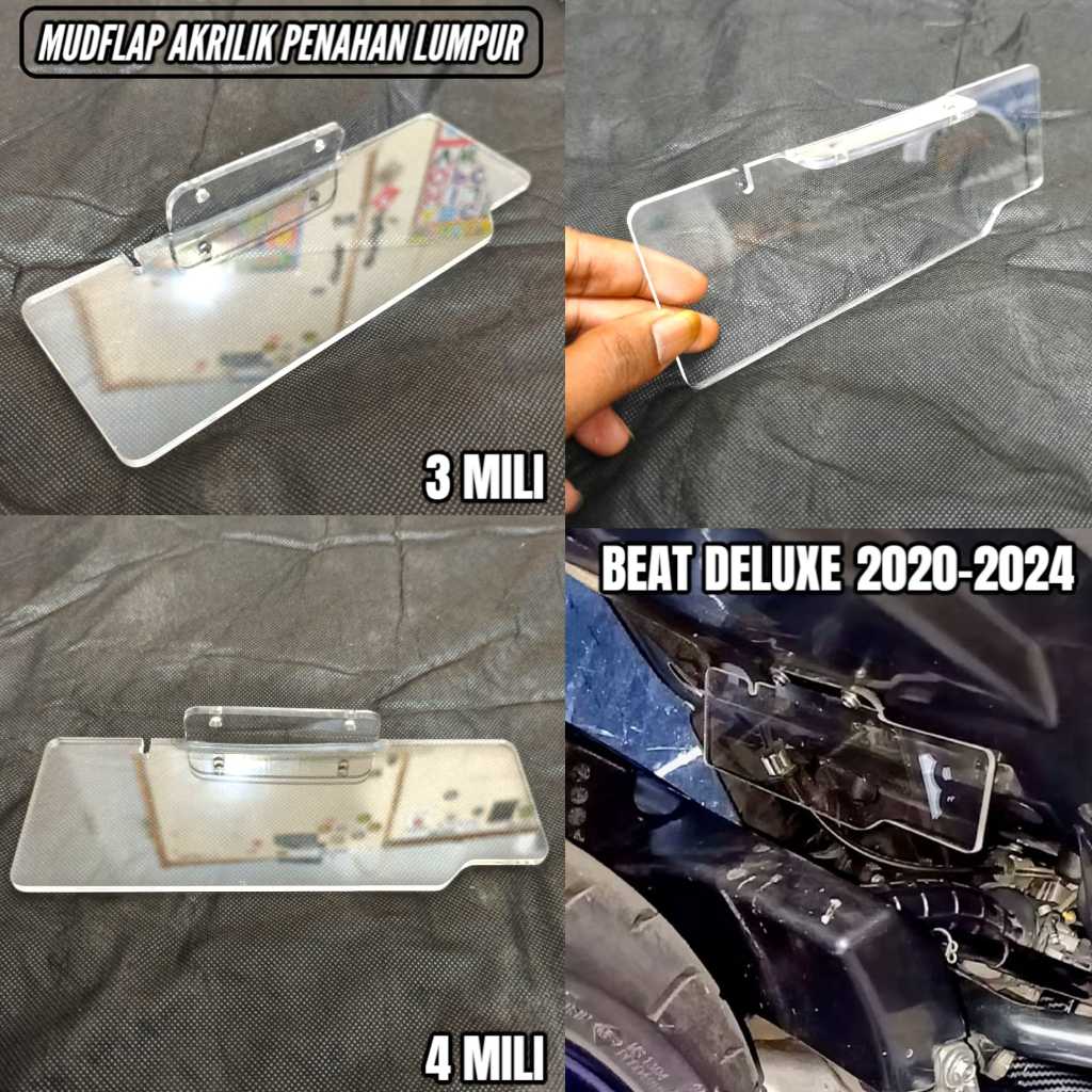 Jual MUDFLAP AKRILIK COVER PENAHAN LUMPUR AKRILIK TRANSPARAN BEAT ...