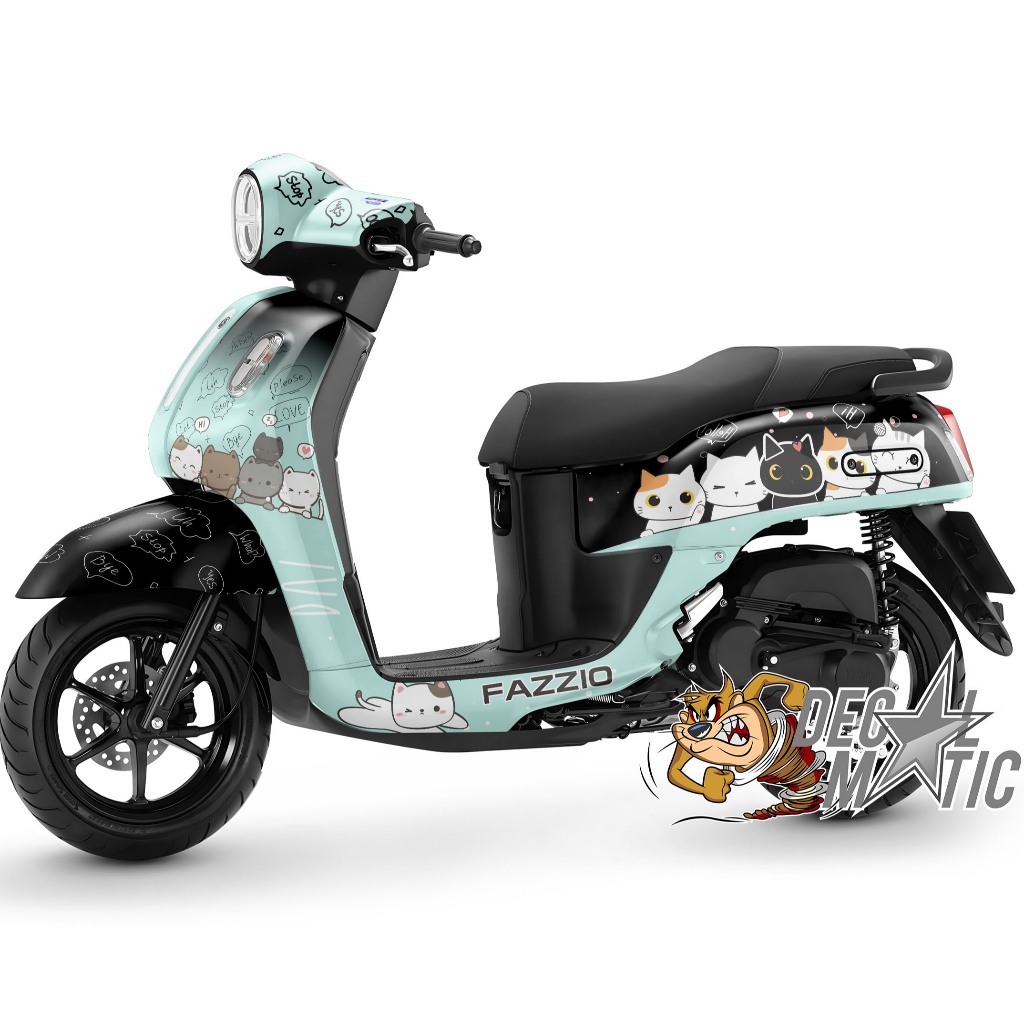 Jual Stiker FAzio Full body Decal Full Body Motor Fazzio Striping ...