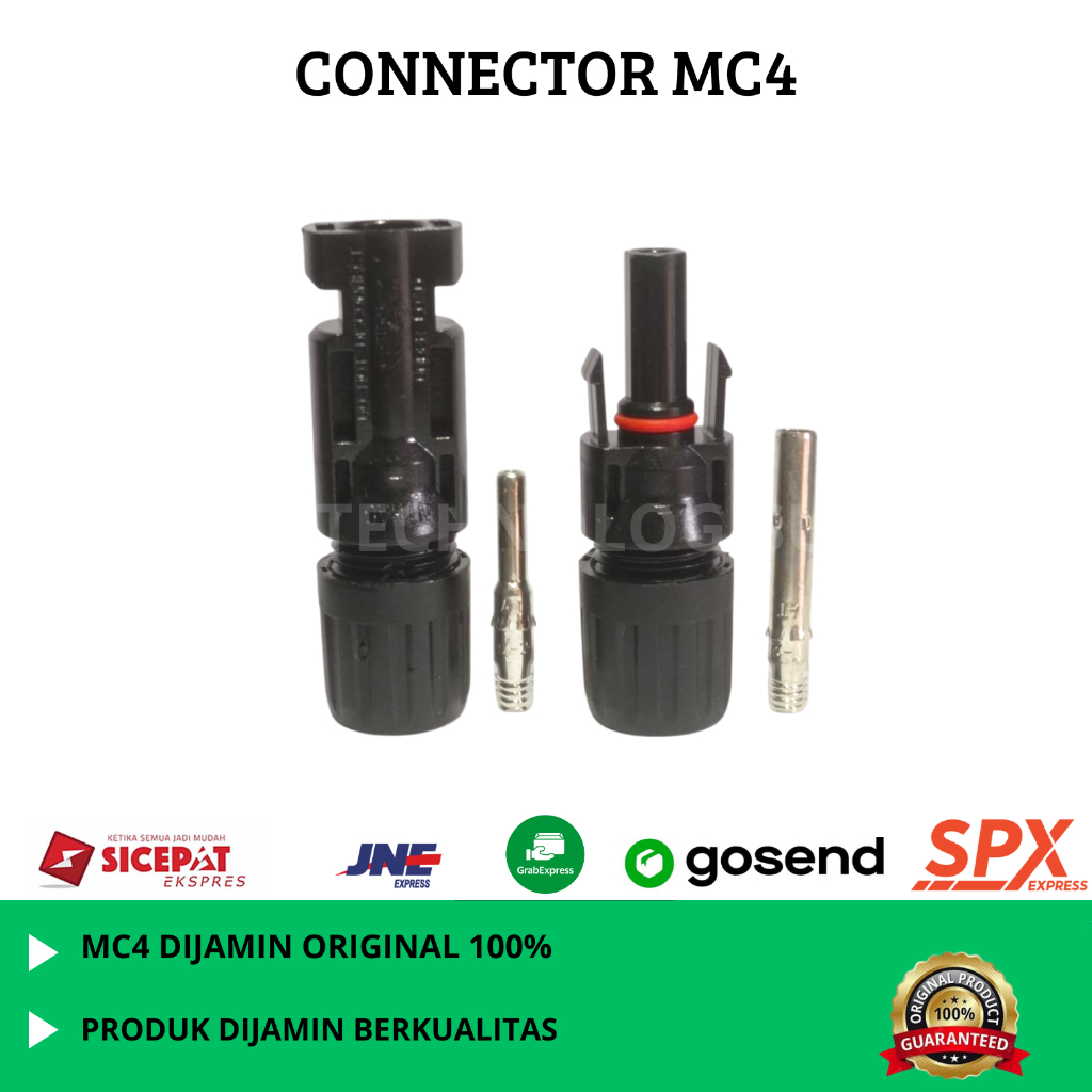 Jual PAKET CONNECTOR MC4 | KONEKTOR MC4 UNTUK PANEL SURYA | Shopee Indonesia