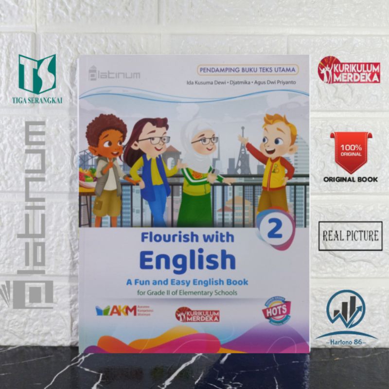 Jual Buku Bahasa Inggris platinum kelas 2 SD/MI kurikulum merdeka Tiga serangkai | Shopee Indonesia