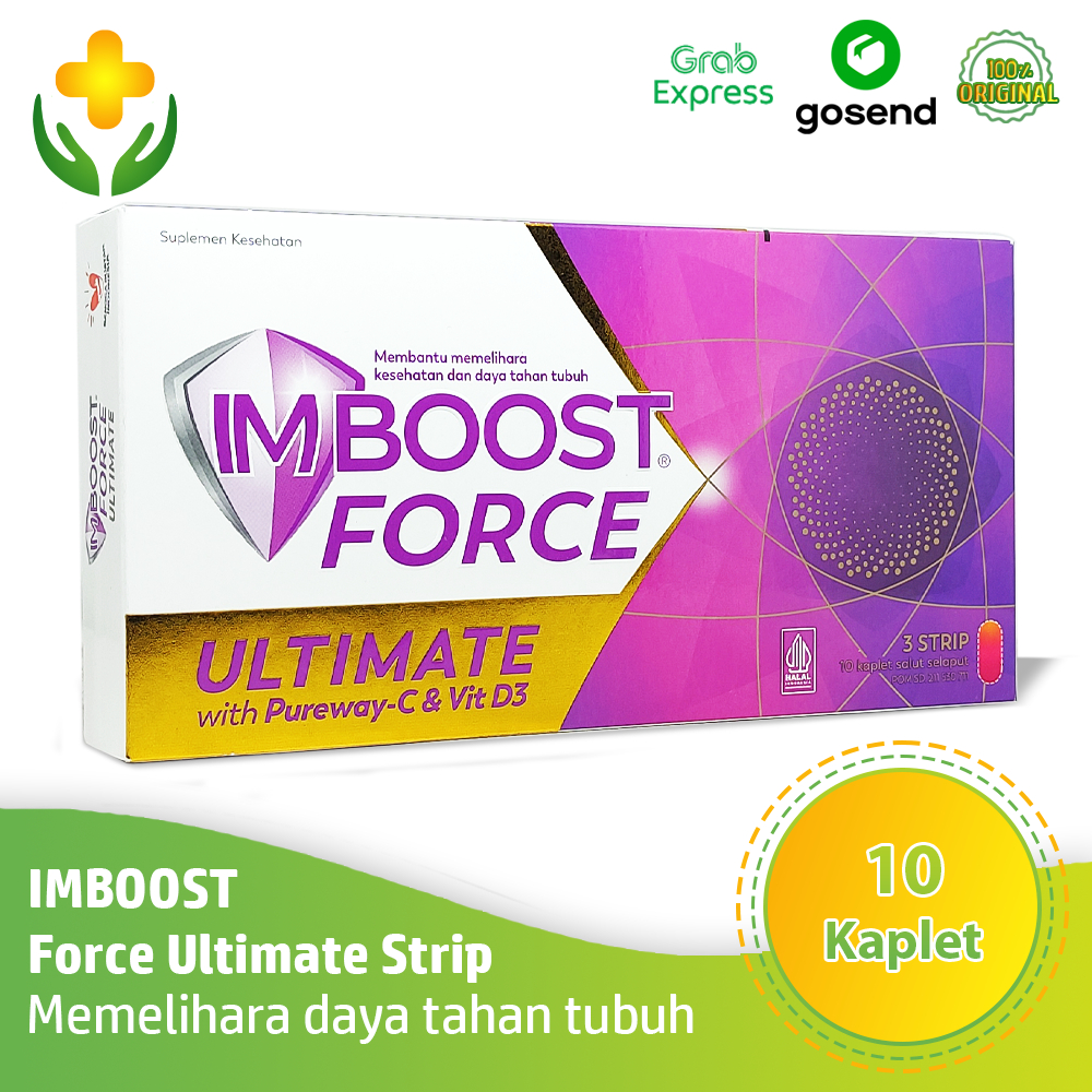Jual IMBOOST Force Ultimate 1 Strip isi 10 Kaplet - Vitamin Daya Tahan ...