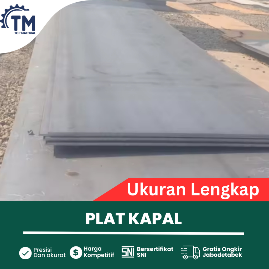 Jual Plat Besi Kapal Tebal 5mm ﻿6mm 8mm 10mm 12mm 15mm 16mm 25mm x 5 / ...
