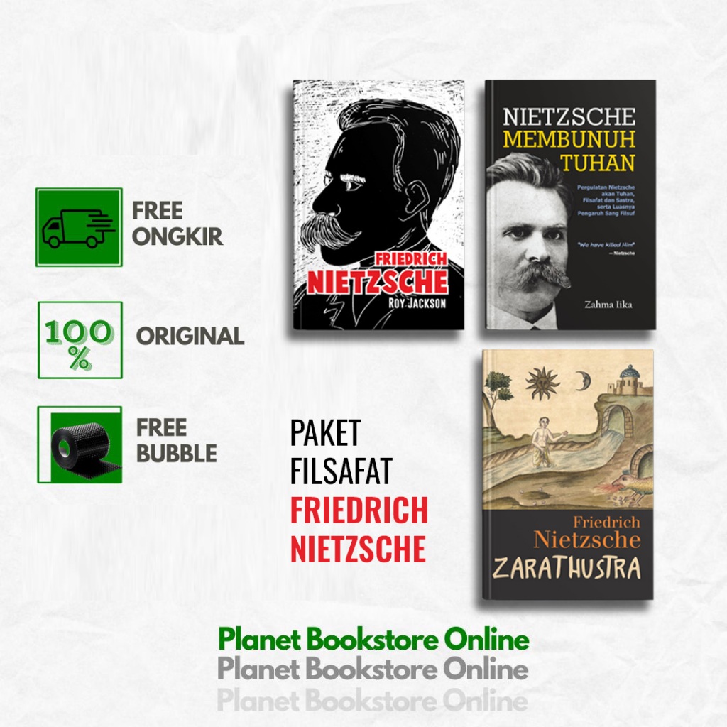 Jual PAKET 3 BUKU Filsafat Friedrich Nietzsche: Zarathustra (Cakrawala ...