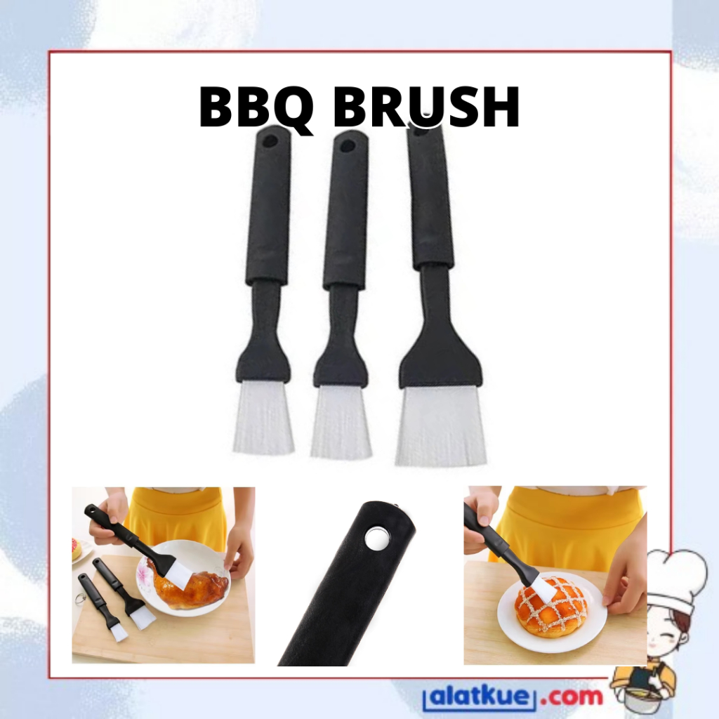 Jual BBQ Brush Pastry Brush Set Kuas Oles Makanan Oil Brush Serbaguna ...