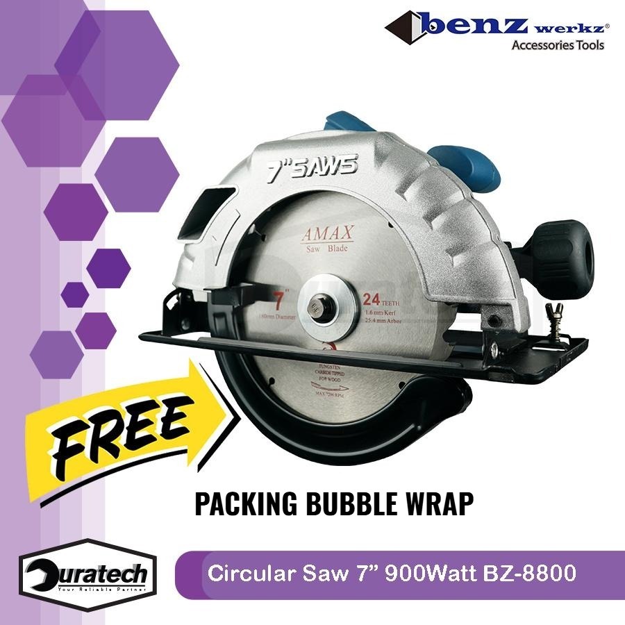 Jual Benz Werkz Mesin potong kayu 7 inch / Circular saw 7" low watt / Mesin circle 7 inch ...