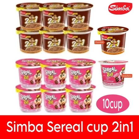 Jual (PACK) Simba Sereal Cup 2in1 (10 cup) | Shopee Indonesia