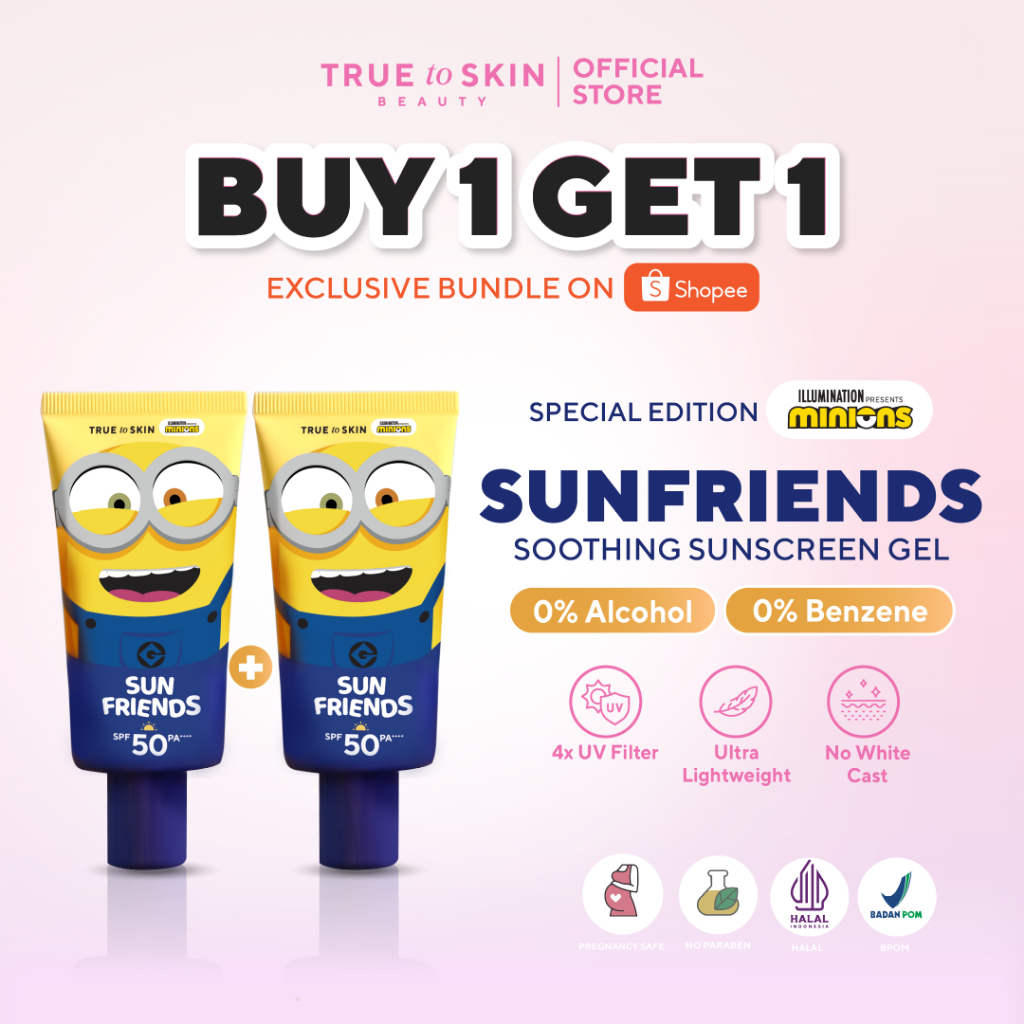 Jual [ BUY 1 GET 1 ] [ MINIONS SPECIAL EDITION ] True to Skin ...