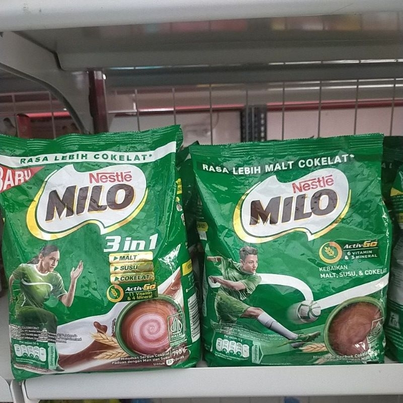 Jual Milo 3in1 Actif Go 990gr | Shopee Indonesia