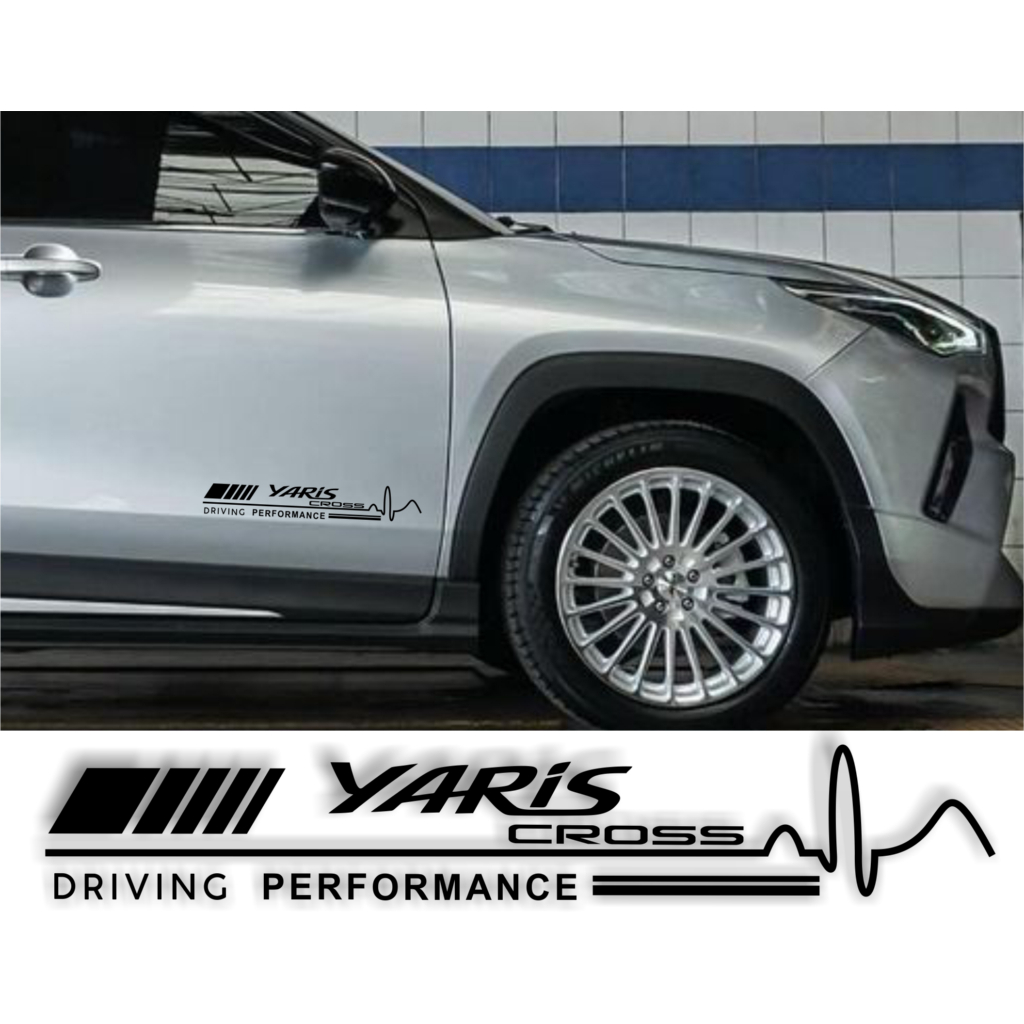 Jual Sticker Toyota Yaris Cross 2023 Aksesoris Mobil Yaris Cross ...