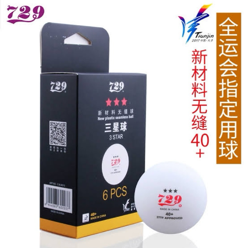 Jual Bola Ping Pong / Tenis Meja 729 3 Bintang 40+ Asli Original | Shopee Indonesia