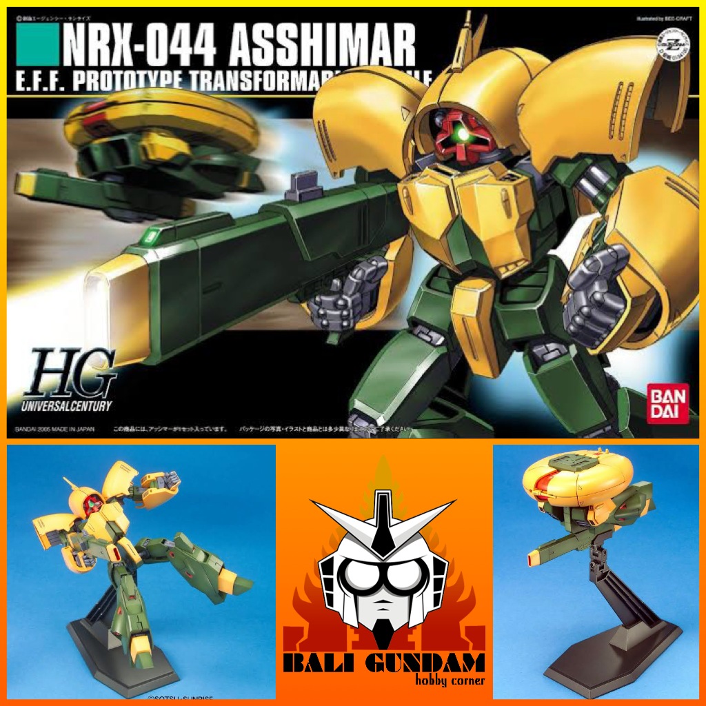 Jual HG 1/144 NRX-044 ASSHIMAR Bali Gundam Hobby Corner Bandai Original | Shopee Indonesia