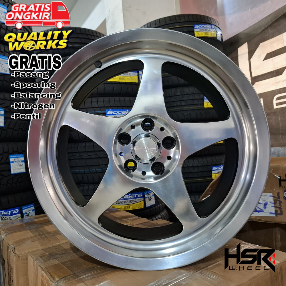 Jual JUAL VELG MOBIL NEW ALTIS RING 17 LEBAR 7,5 PCD 5X100 VELG RACING HSR SLEEKY | Shopee Indonesia