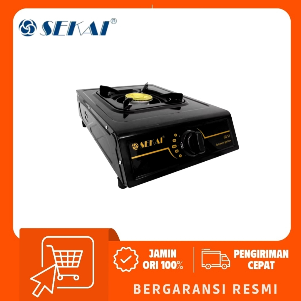 Jual SEKAI Gas Stove GS51 Kompor Gas 1 Tungku | Shopee Indonesia