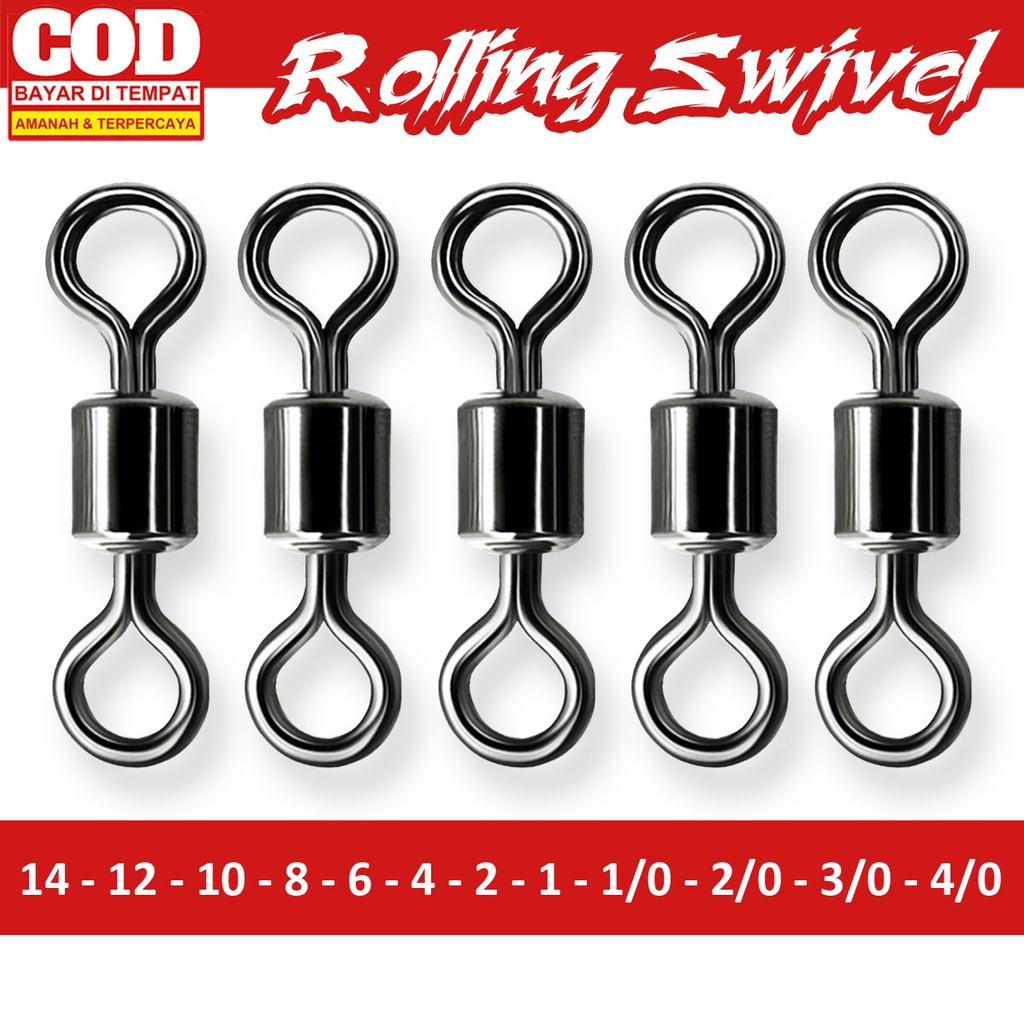 Jual Rolling Swivel Pancing Kili-kili Anting-anting Murah Eceran ...