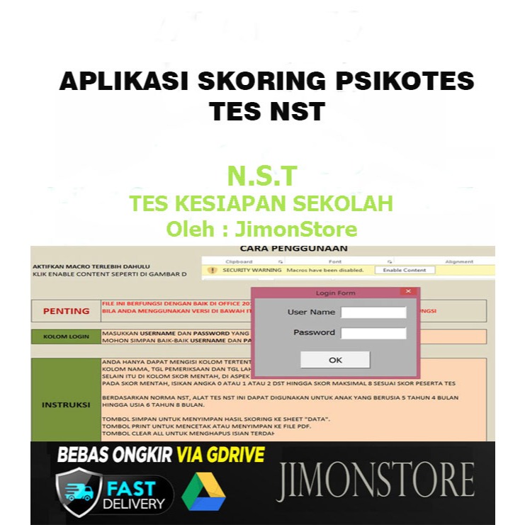 Jual Software Skoring NST Alat Tes Psikotes Psikologi N.S.T | Shopee ...