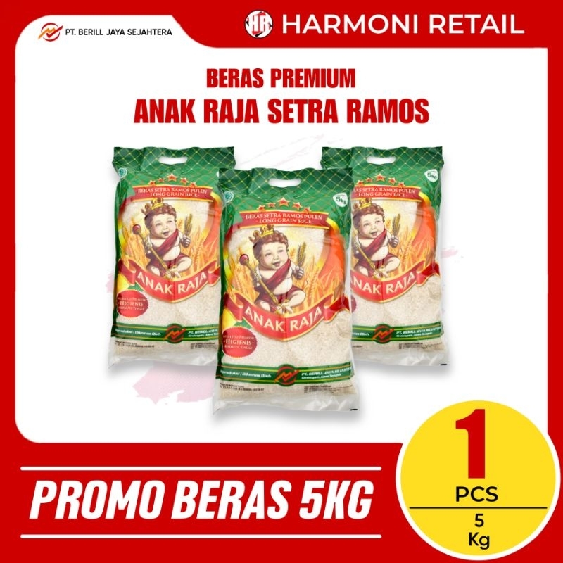 Jual Beras Premium 5 KG Anak Raja Setra Ramos Long Grain | Shopee Indonesia