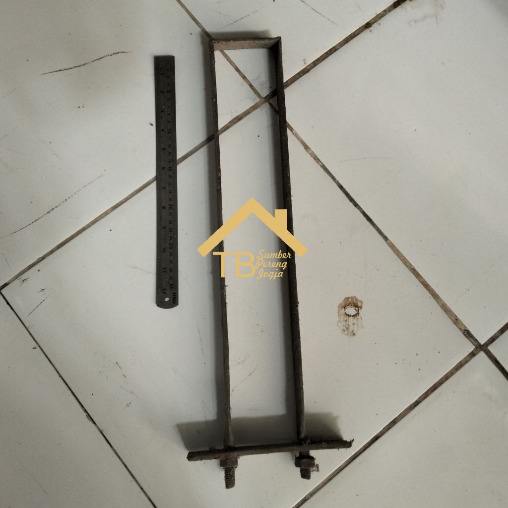 Jual Plat Besi U Drat Kuda Kuda Bangunan Kayu Mur Plat L2 Lubang 2 ...