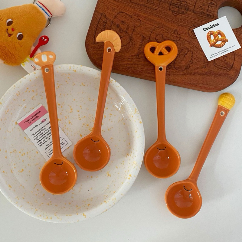 Jual Spoonful of Pastry | Sendok Keramik Lucu Aesthetic Motif Pastry ...