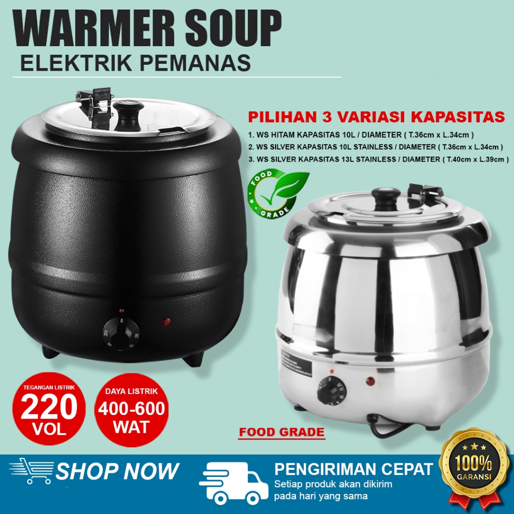 Jual Warmer Soup / Panci penghangat bubur dan sup / Electric Soup ...