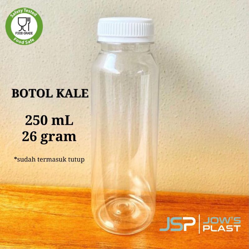 Jual Botol Kale 250 ml | Isi 50 Pcs | Botol Plastik PET Kale 250 ml Isi ...