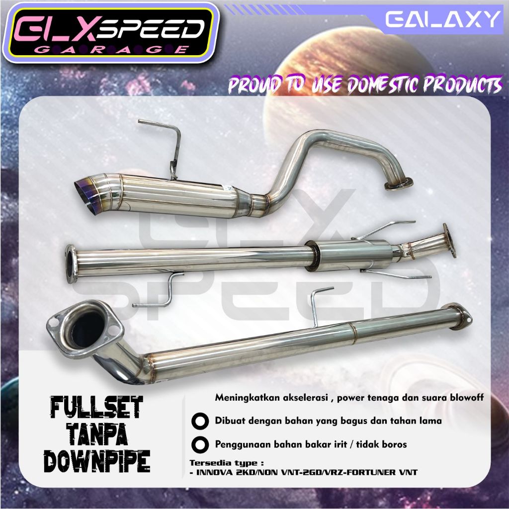 Jual Knalpot Fullsystem Tanpa Downpipe Innova 2kd/non vnt - 2gd/vrz ...