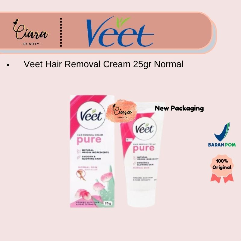 Jual Veet Hair Removal Cream 25gr Normal Pink / Sensitive Blue | Shopee ...
