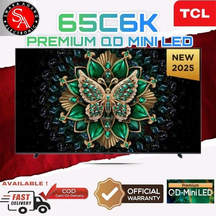 Jual QD - Mini LED UHD 4K Google TV 65 Inch TCL Type : 65C6K - 144Hz ...