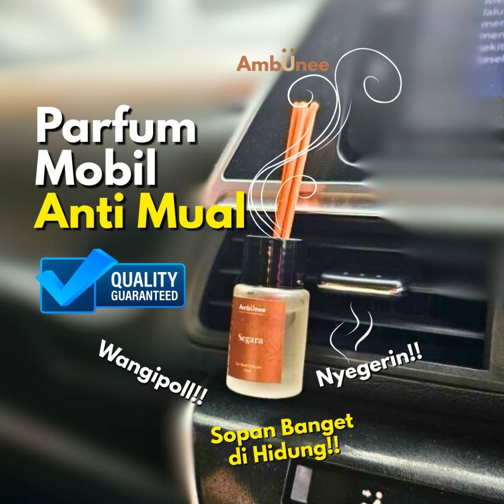 Jual Pengharum mobil Anti Mual | Parfum Mobil Capit | Ambunee Reed ...