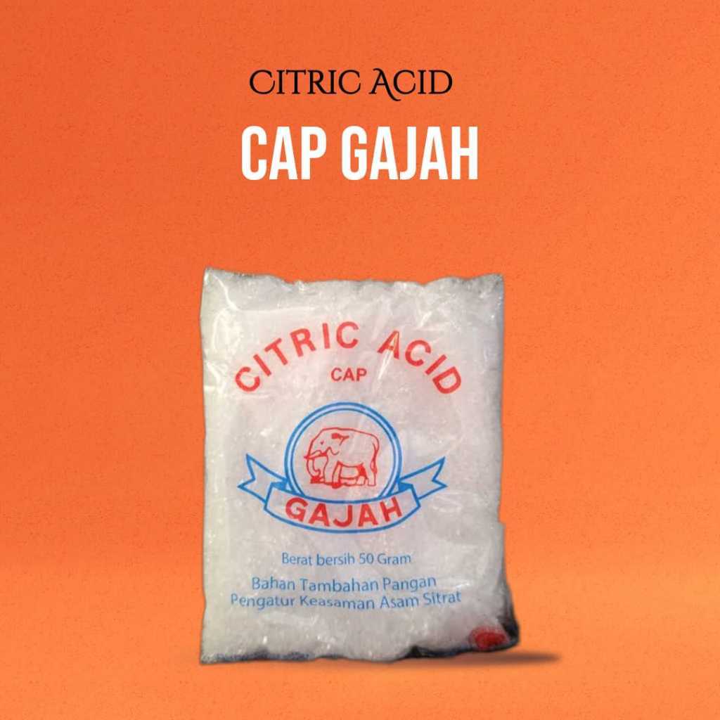 Jual (1 sachet) Citrun Cap GAJAH 50gr Sitrun Citric Acid | Shopee Indonesia