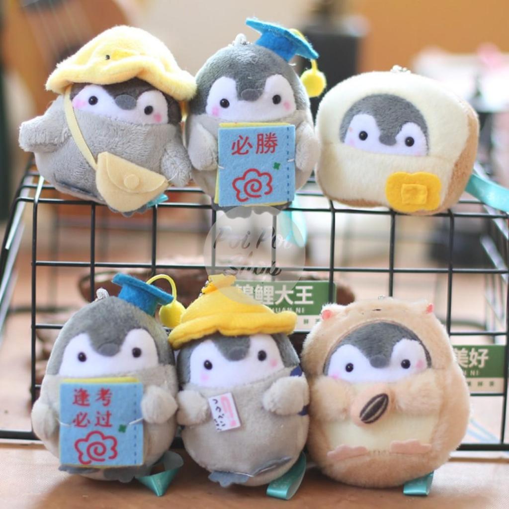 Jual Gantungan Tas Penguin Study Boneka Pinguin Belajar Lucu 8cm ...