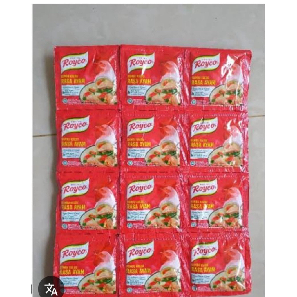 Jual Royco Penyedap Rasa Makanan Sapi / Ayam Renceng Sachet isi 12 ...