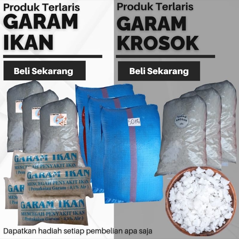 Jual GARAM KROSOK - GARAM KASAR - PROMO - GARAM IKAN - SEA SALT - GARAM ...