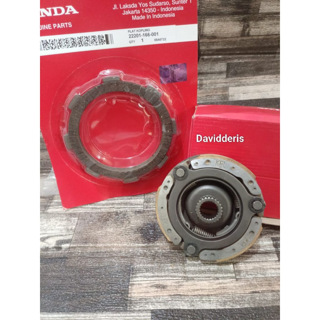 Jual Kampas ganda Assy set plat kopling Honda Supra fit new Legenda Revo 100 kode part(KFM/KTL ...