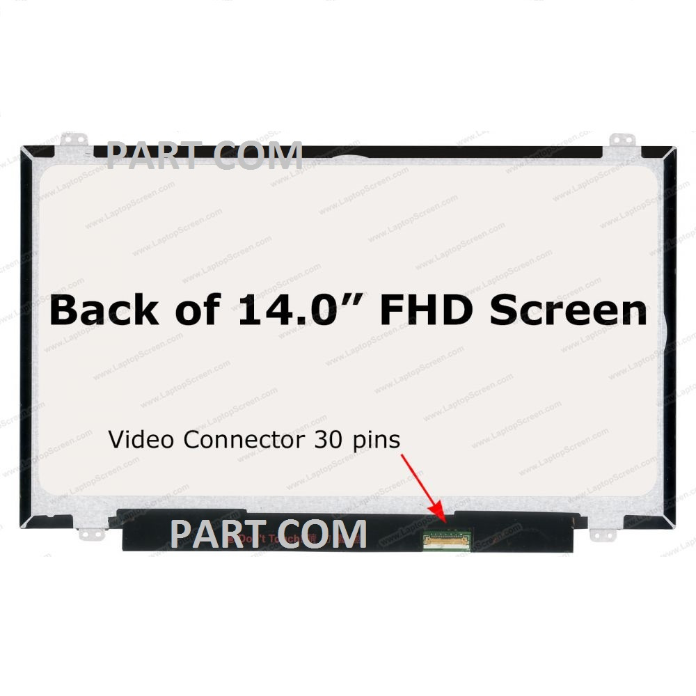 Jual Lcd Led Laptop 14 Slim 30 Pin FHD Full HD Baut Atas Bawah Breket ...