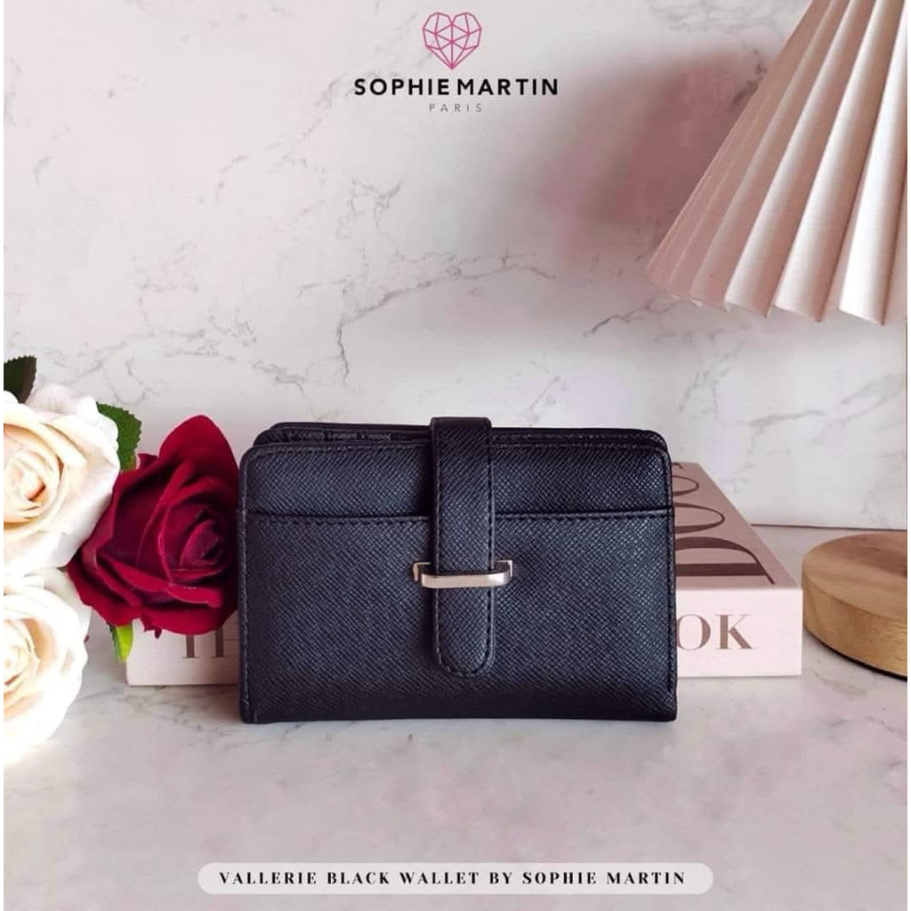 Jual Dompet Vallerie Hitam Sophie Paris (Vallerie Black Wallet Sophie ...
