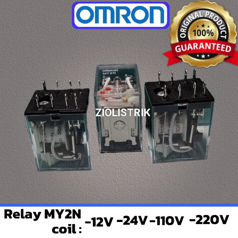Jual relay omron MY2N/MY2 24vdc 5a 8pin original | Shopee Indonesia