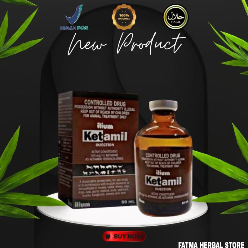 Jual Ketamil Ilium Injection Asli Untuk Hewan | Shopee Indonesia