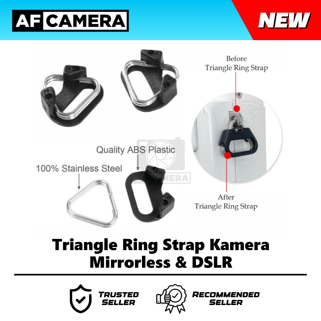 Jual Triangle Hook Ring Strap Segitiga Besi Tali Kamera Mirrorless DSLR ...