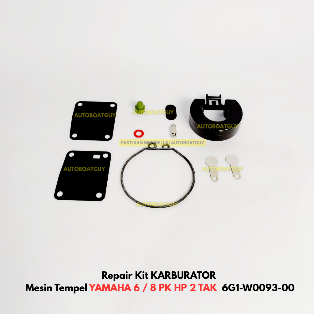 Jual Repair Kit KARBURATOR Mesin Tempel YAMAHA 6 / 8 PK HP 2 TAK 6G1-W0093-00 | Shopee Indonesia
