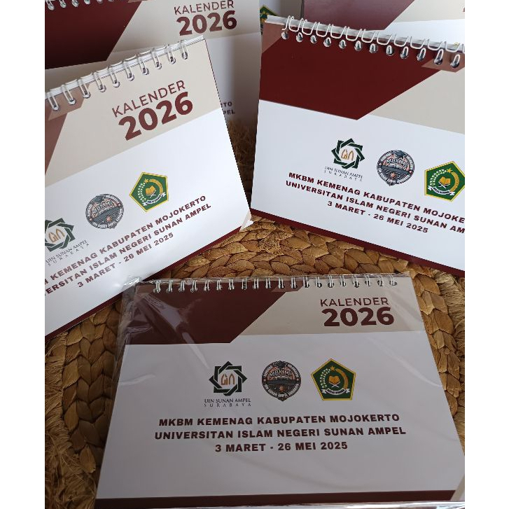 Jual Cetak Kalender Meja / Kalender Duduk 2026 Bisa Custom | Shopee ...