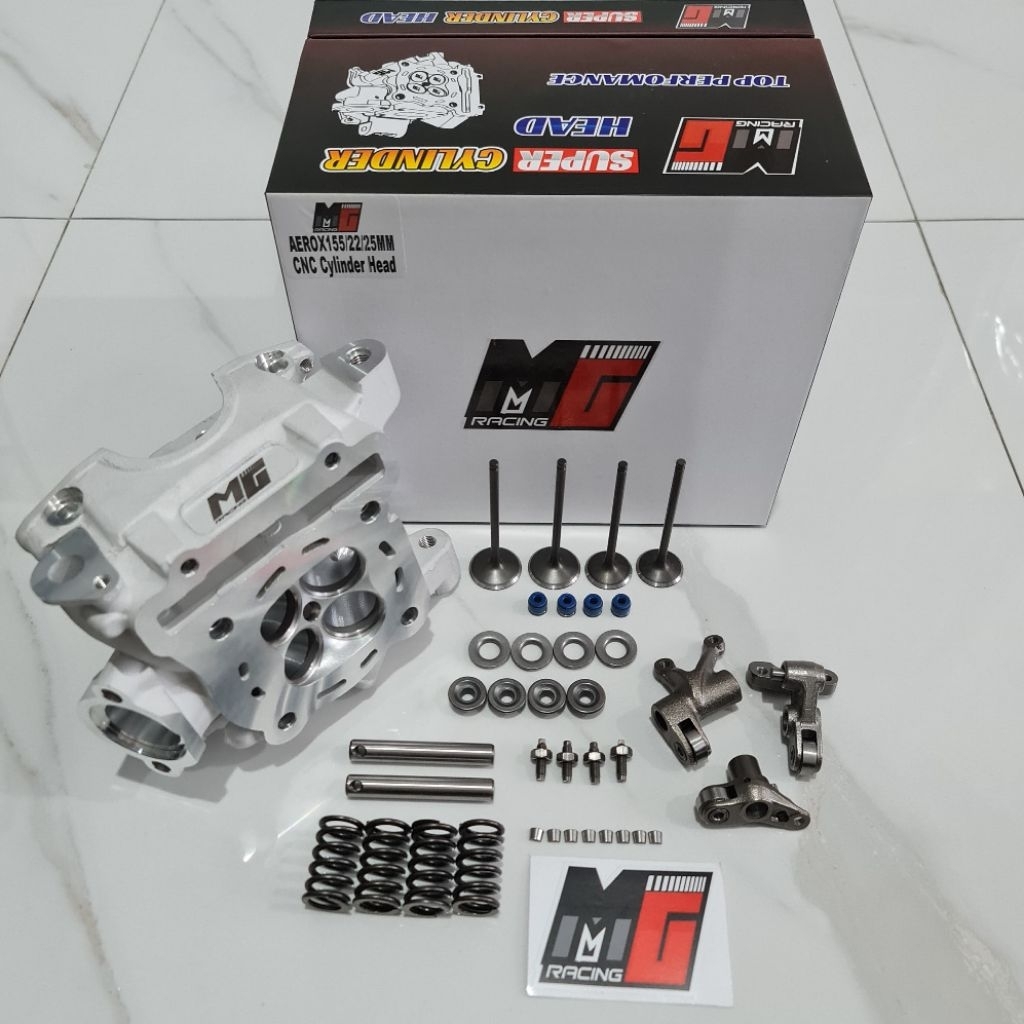 Jual PAKET KOMPLIT HEAD SUPER AEROX 22/25 CNC PORTING HEAD R15 CNC ...