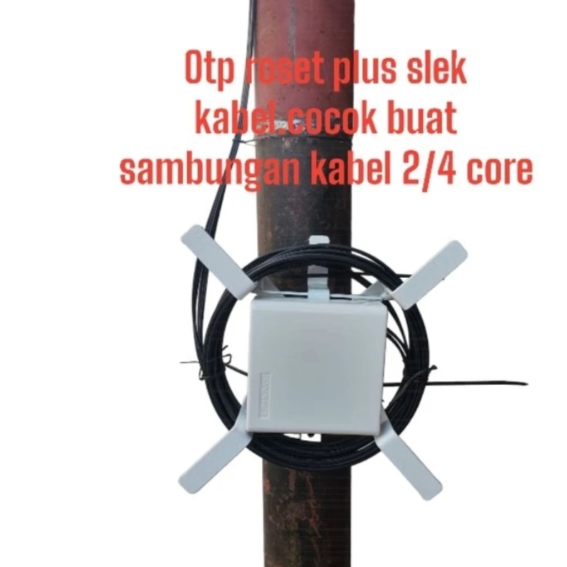 Jual otp roset plus braket kabel cocok sambungan kabel 2/4 core ...